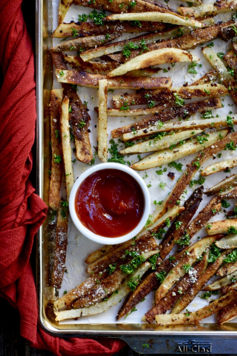 Baked Garlic Fries – SIMMER + SAUCE